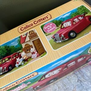 calico critters | Toys | Calico Critters Red Family Cruising Car Cc881 ...